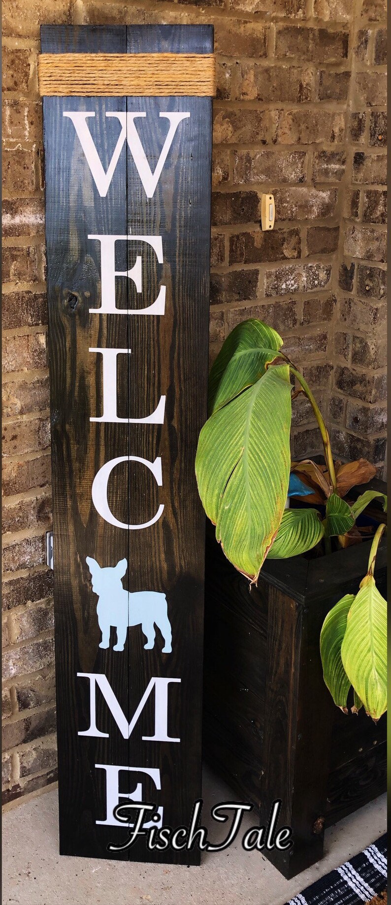 Large Welcome Shutter Style Sign With Symbol State Welcome | Etsy