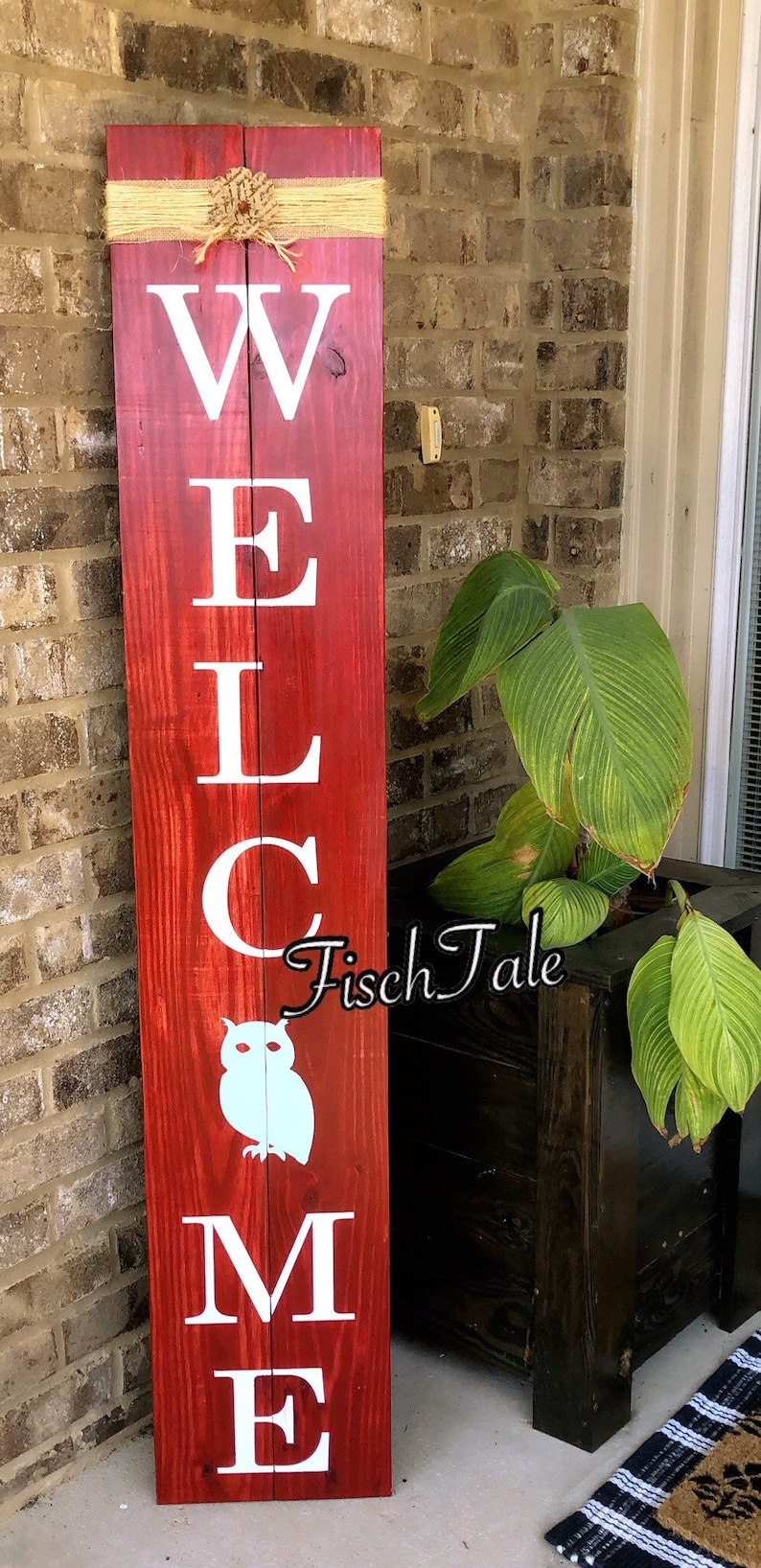 Large Welcome Shutter Style Sign With Symbol State Welcome - Etsy