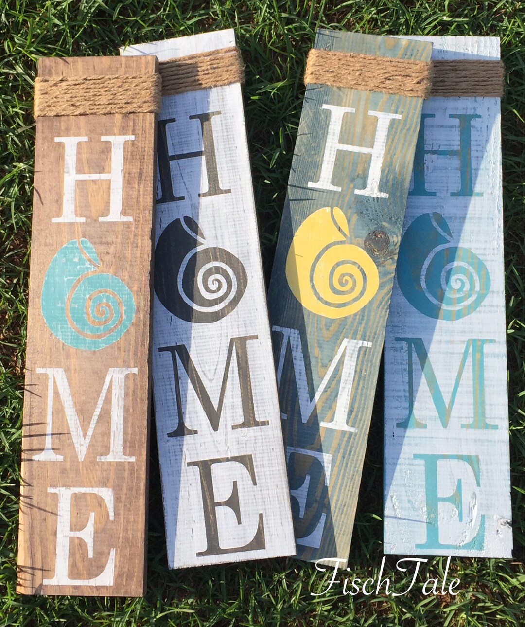 Spiral Seashell Home - Shell Home Sign - Home Sign With Nautilus Shell ...