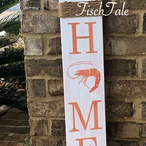 Shrimp Home Sign - Welcome - Shrimp Sign - Home Sign With Shrimp ...