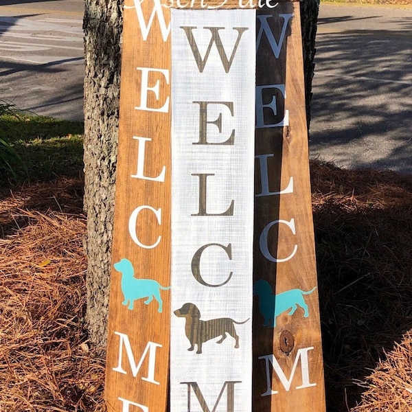 Dachshund Welcome Sign - Etsy