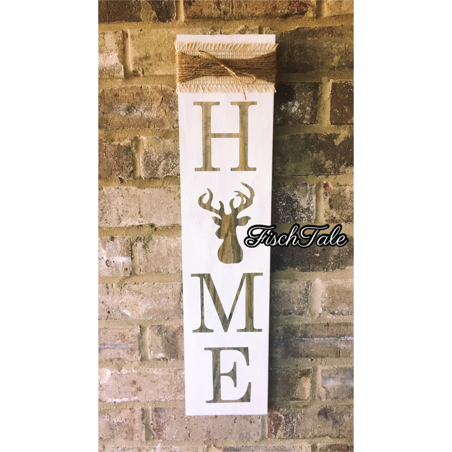 Wooden Deer Sign Welcome Deer Sign Home Sign With Deer - Etsy