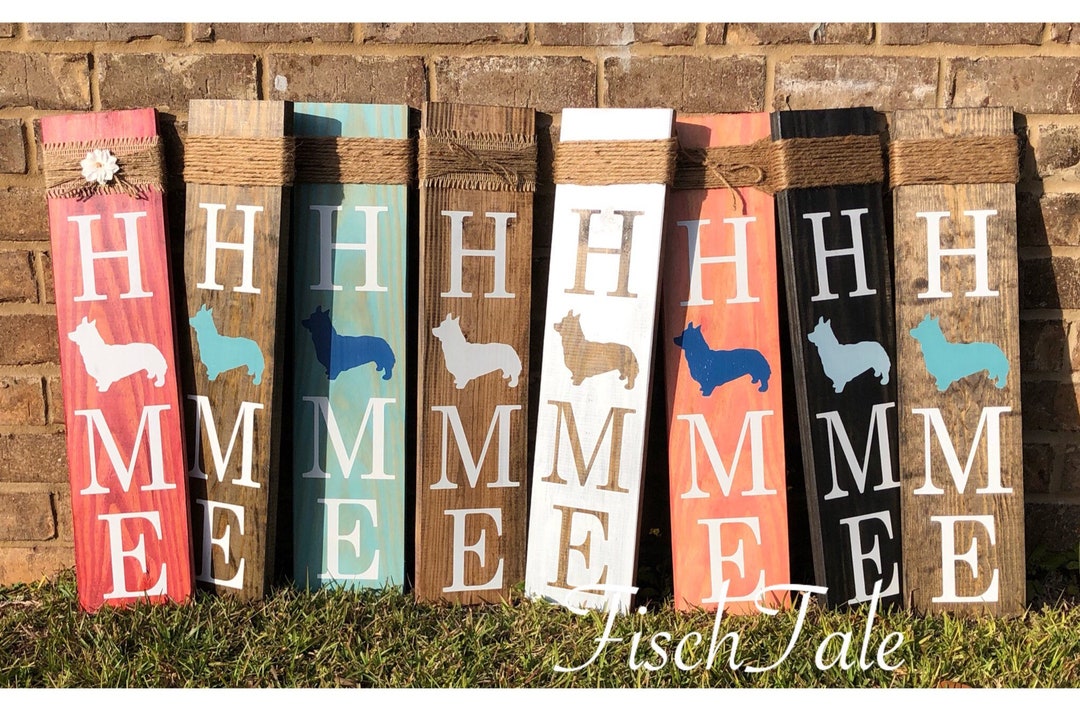 Corgi Sign - Welsh Corgi Dog Sign - Corgi Home Sign - Corgi Dog Home ...