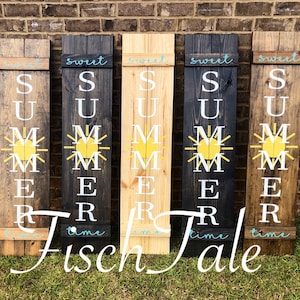Spring and Summer Seasons Shutter, Rustic Decor, Rustic Sign, Porch ...