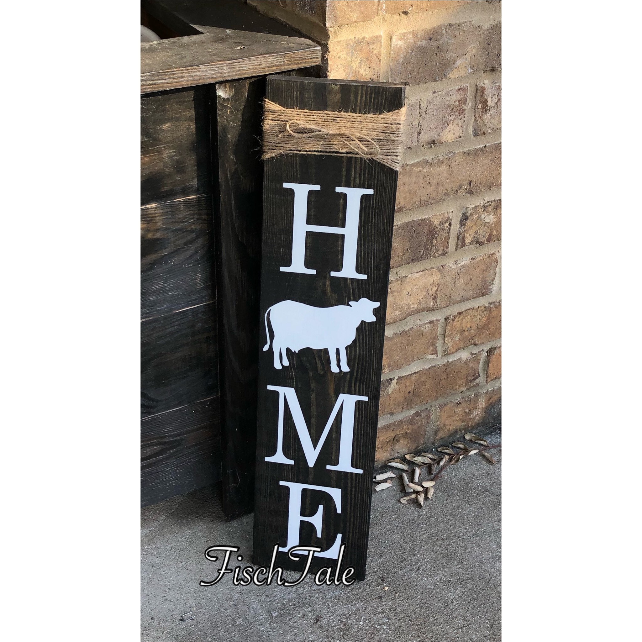 Cow Home Sign Welcome Cow Sign Home Sign With Cow | Etsy