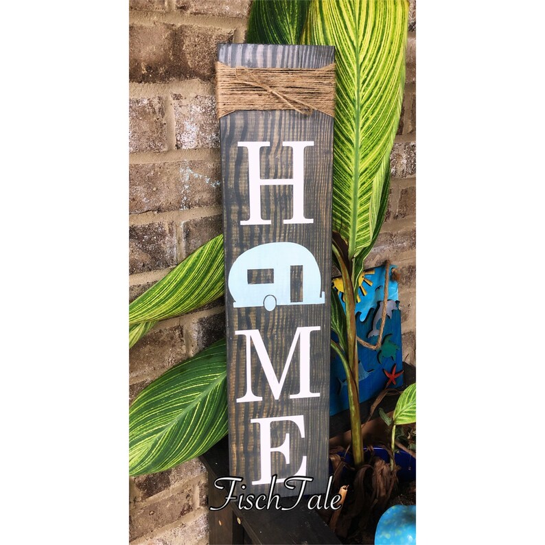 Wooden Camper Sign Welcome RV Sign Home Sign With Camper - Etsy