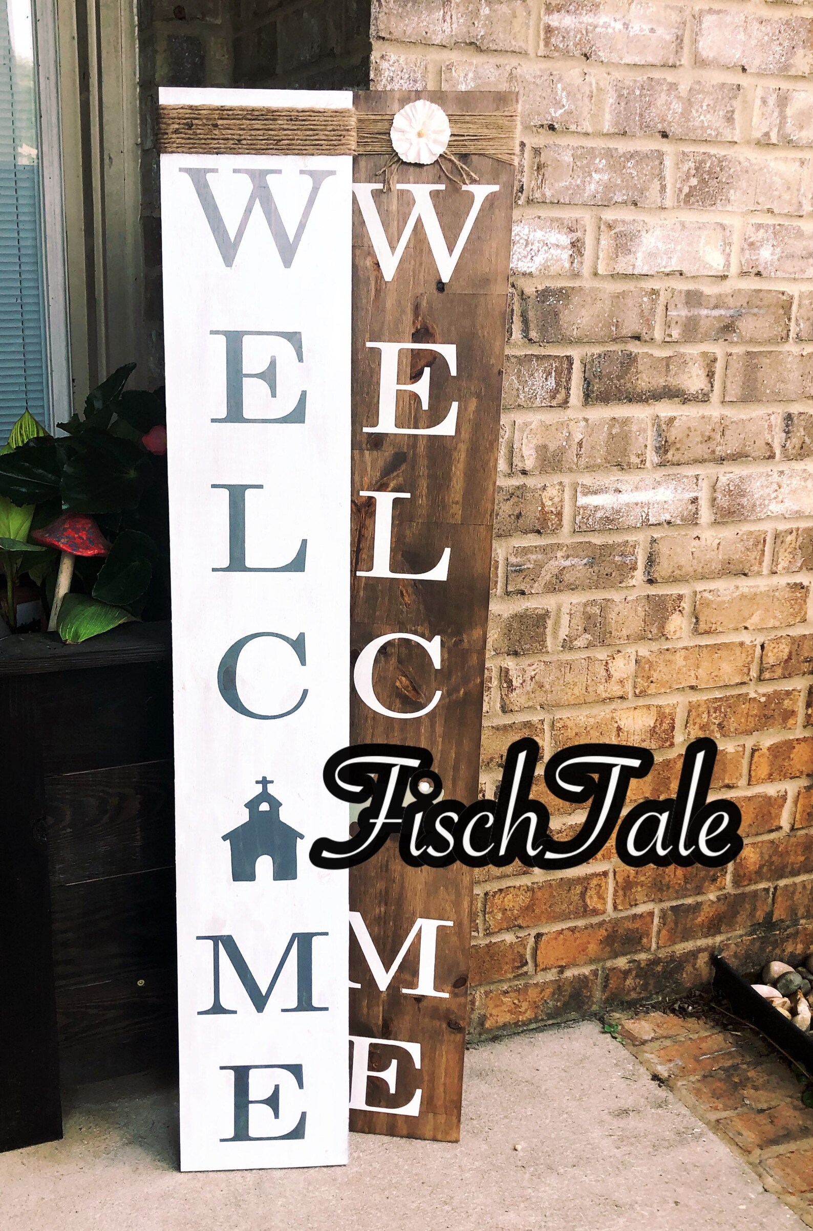 Large Welcome Sign With Cross Church Welcome Wood Sign - Etsy