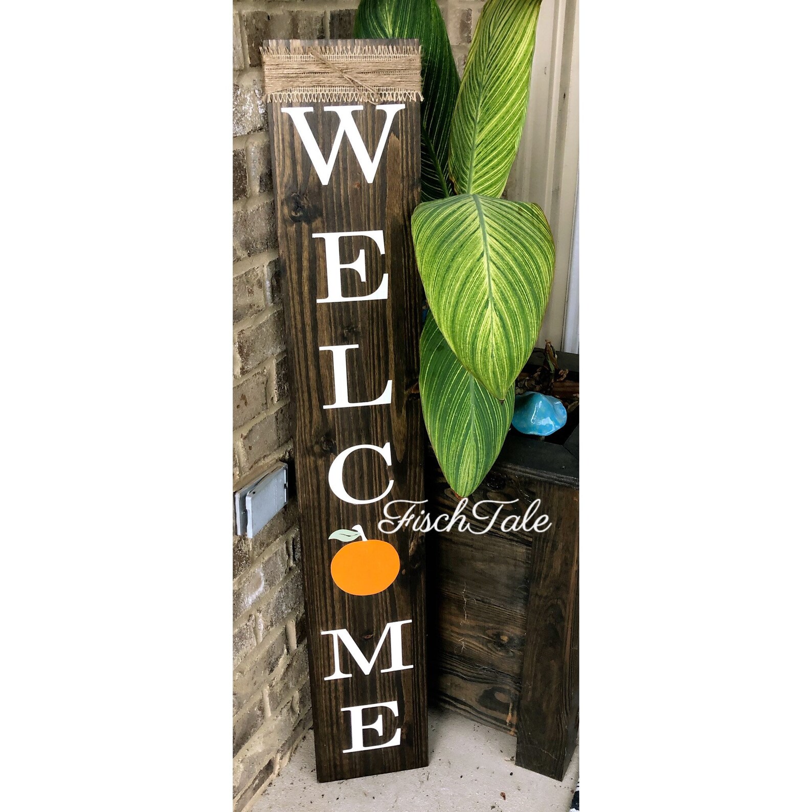 Large Welcome Sign With Orange Citrus Welcome Wood Farm - Etsy UK