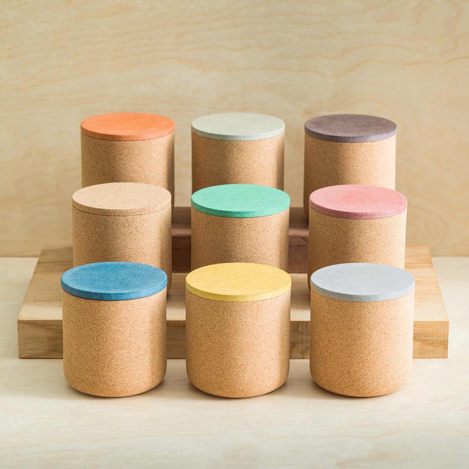 Emke Cork Vessel MERIGOLD Cork Lid Desk Tidy Storage Pot - Etsy UK