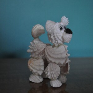 Seashell Dog, Florida Seashell Art, Natural and Genuine Seashell ...