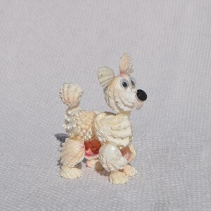 Seashell Dog, Florida Seashell Art, Natural and Genuine Seashell ...