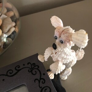 Seashell Dog, Florida Seashell Art, Natural and Genuine Seashell ...