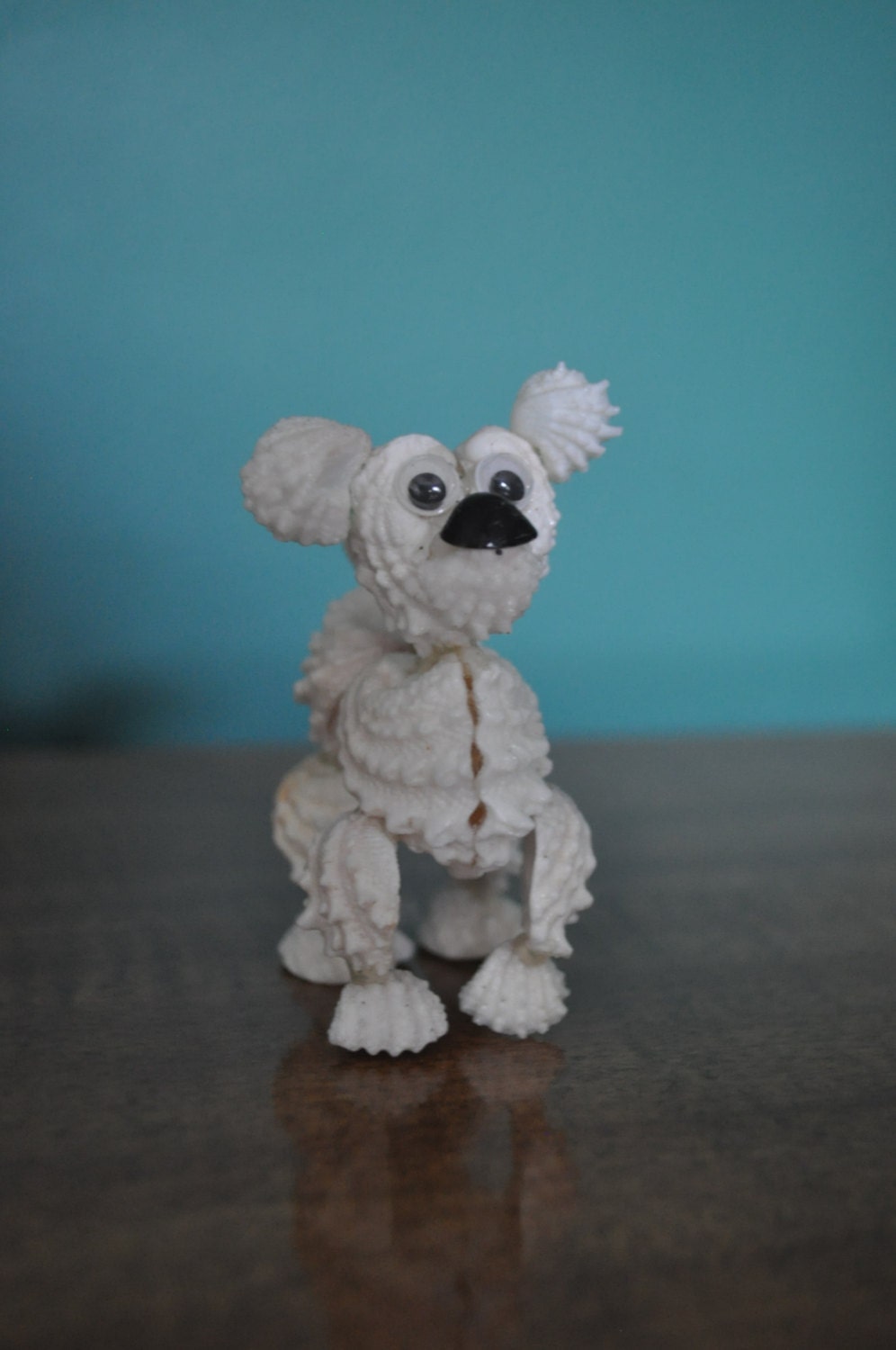 Seashell Dog, Florida Seashell Art, Natural and Genuine Seashell ...