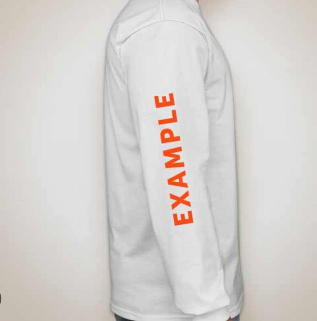 Sleeve Print Add-on / Sleeve Add on Only / Sleeve Upgrade (must Be ...