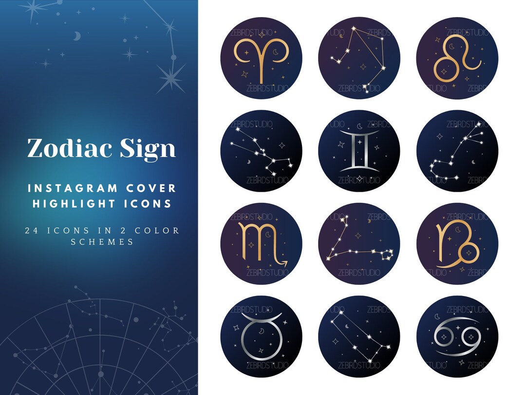Astrology Instagram Highlight Covers, Celestial Instagram Stories ...