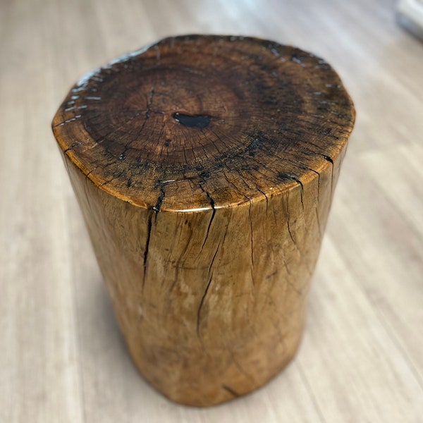 Log End Table - Etsy