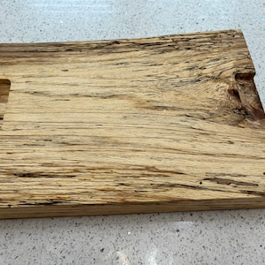 Live Edge Spalted Oak Cutting Board - Etsy