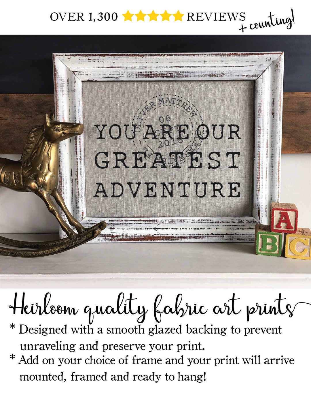Personalized Travel Nursery Print: You Are Our Greatest Adventure Baby ...