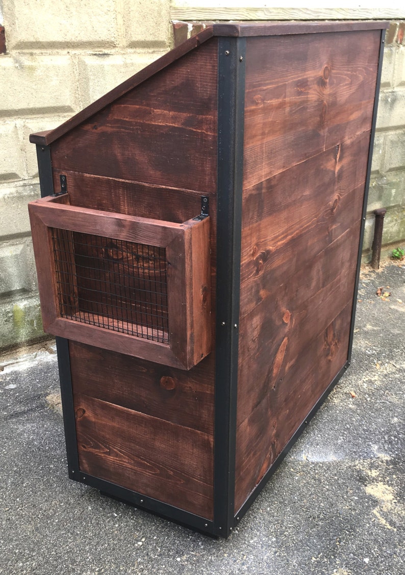 Rustic Industrial Reclaimed Wood Hostess Host Stand w/ Menu | Etsy