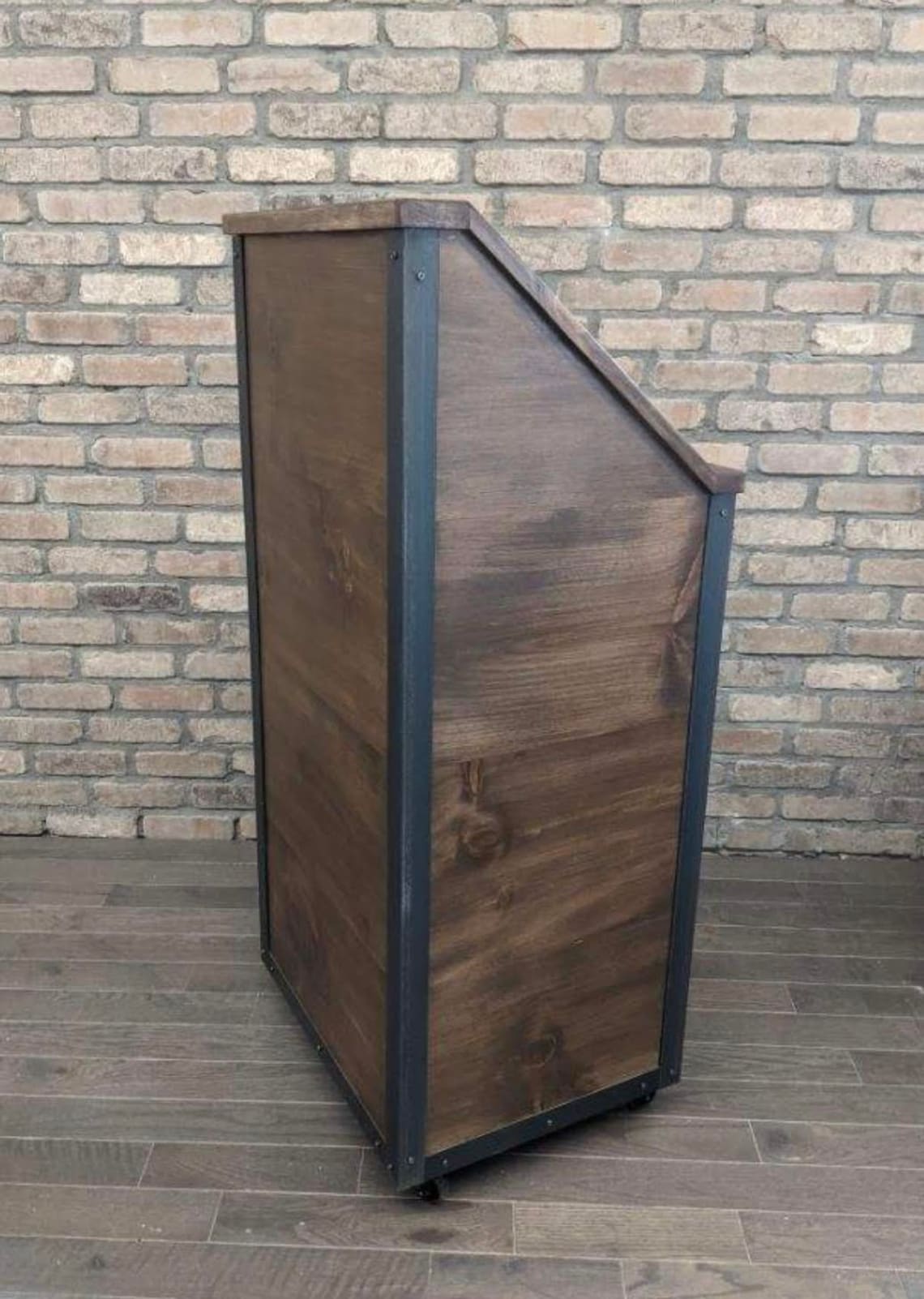 Rustic Industrial Reclaimed Wood Hostess / Host / Wait Staff - Etsy