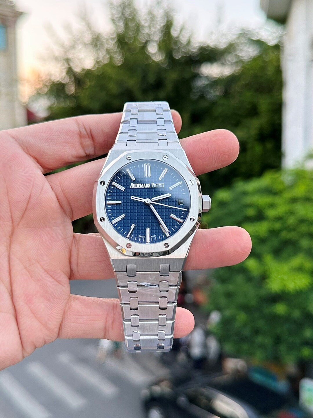 Audemars Piguet Royal Oak 15510ST Replica Blue Dial 41mm Watch - Etsy