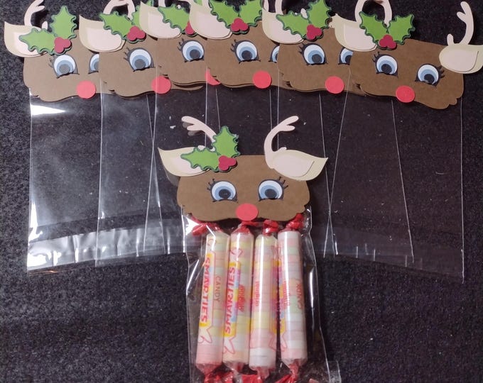 Reindeer Treat Bags and Toppers 1048 - Etsy