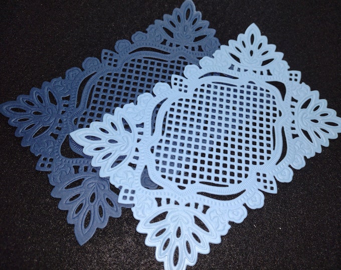 Die Cut, Embossed and Engraved Background/base Layers (157-B4) - Etsy