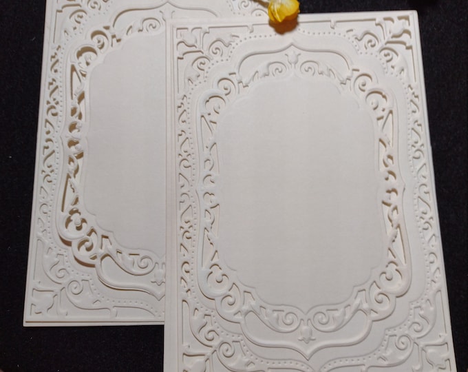 Delicate Die-cut Lace Cardstock Layers 145 Ivory - Etsy