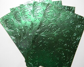 Embossed Card Stock - Etsy