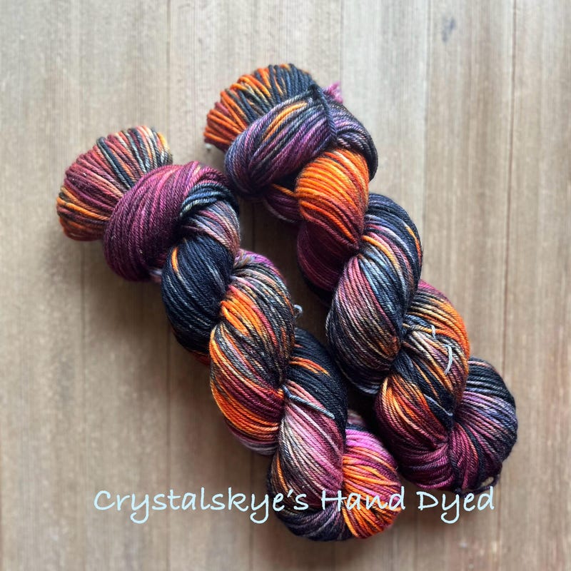 Hand Dyed Dk Yarn - Etsy