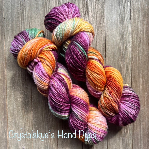 Hand Painted Yarn - Etsy