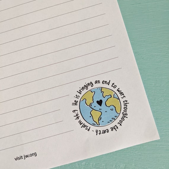 JW Letter Writing Set Printable Stationery Printable Letter | Etsy