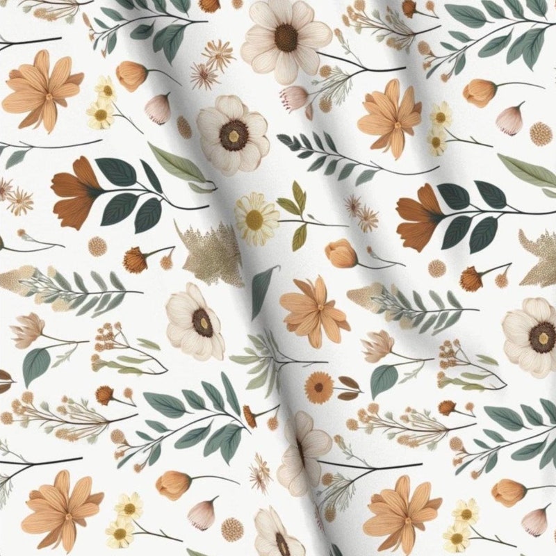 Wildflower Fabric - Etsy