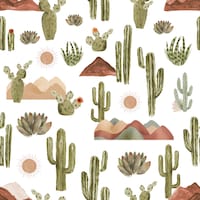 Cactus Blooms Pattern - 12" X 14" Finished - Etsy
