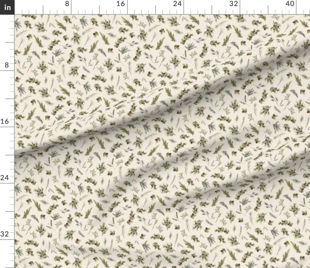 Pinecone Fabric - Rustic Forest Fabric - Conifer Pine Tree Fabric ...