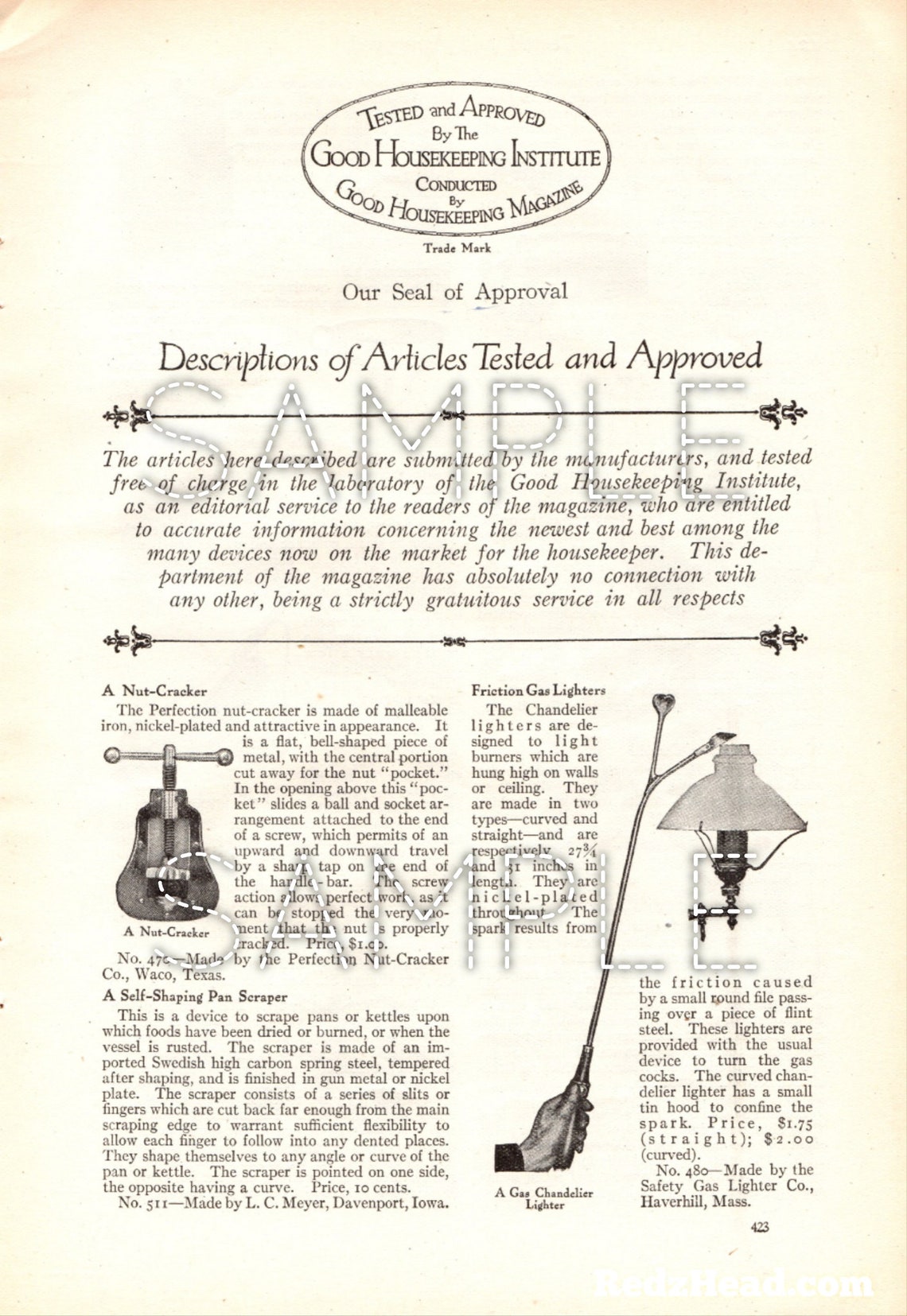 Vintage Printable Magazine Pages With Images Large Page Good | Etsy