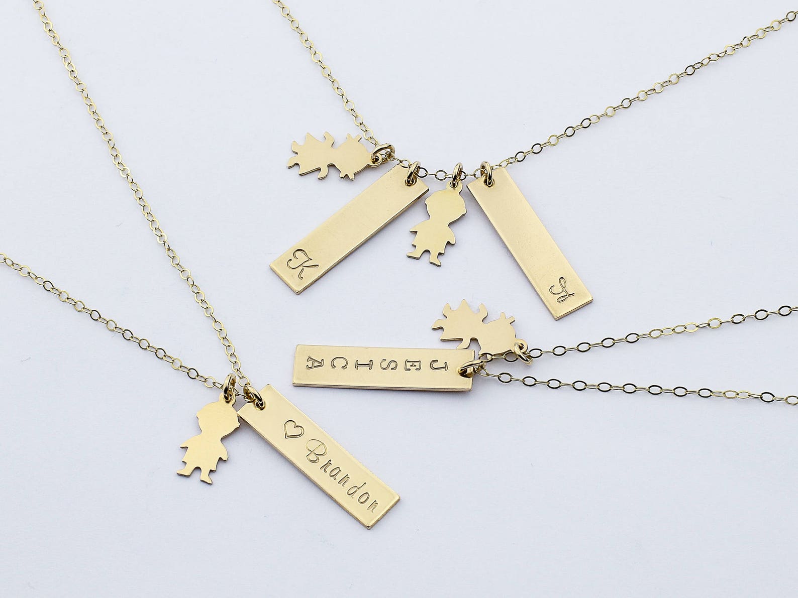 Personalized Bar Tags. Kids Names Initials Custom Family - Etsy