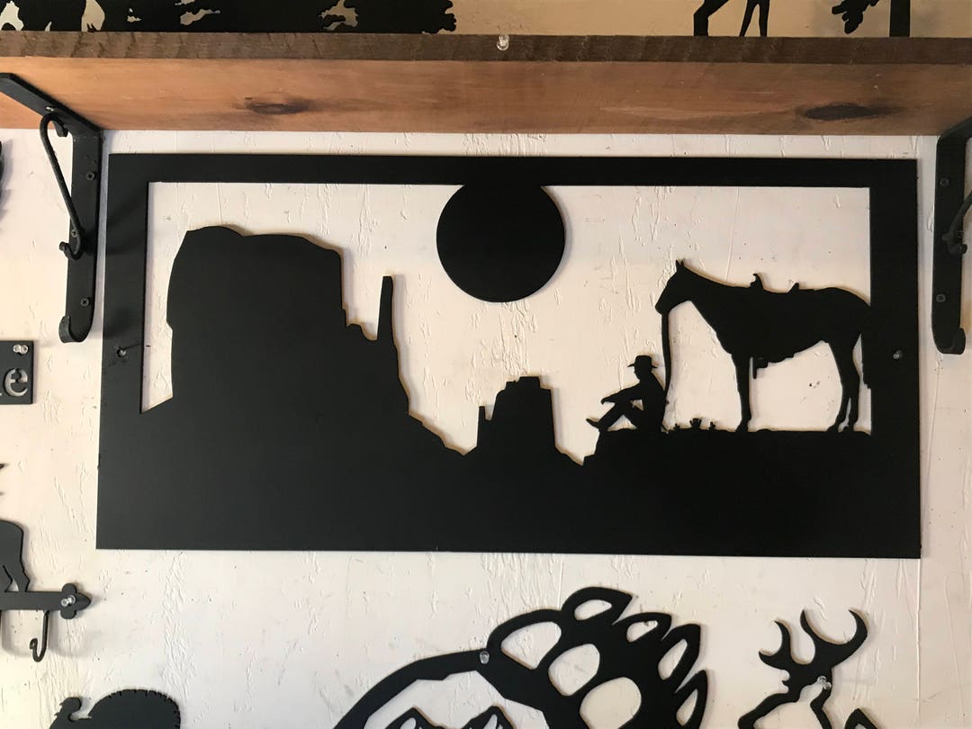 Wrought Iron "west" Wall Sign - Etsy