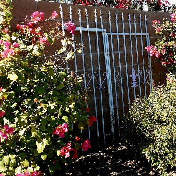 Iron Garden Gate - Etsy
