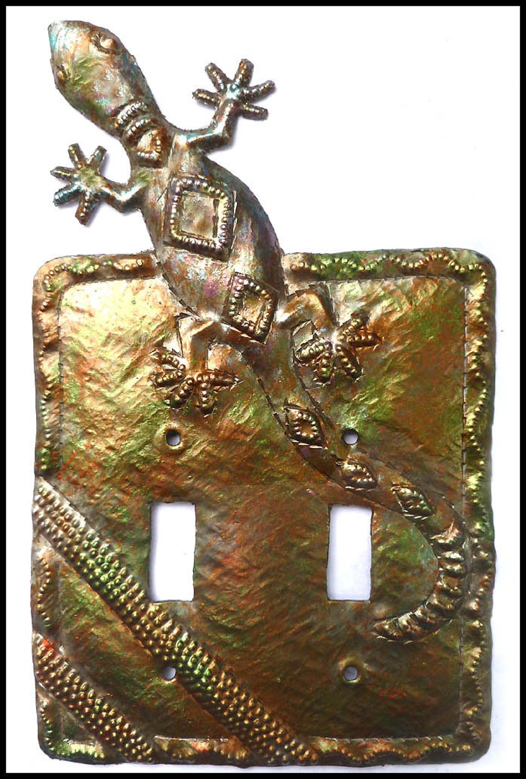 Metal Switchplates, 3 Sizes, Gecko Switch Plate Covers, Iridescent ...