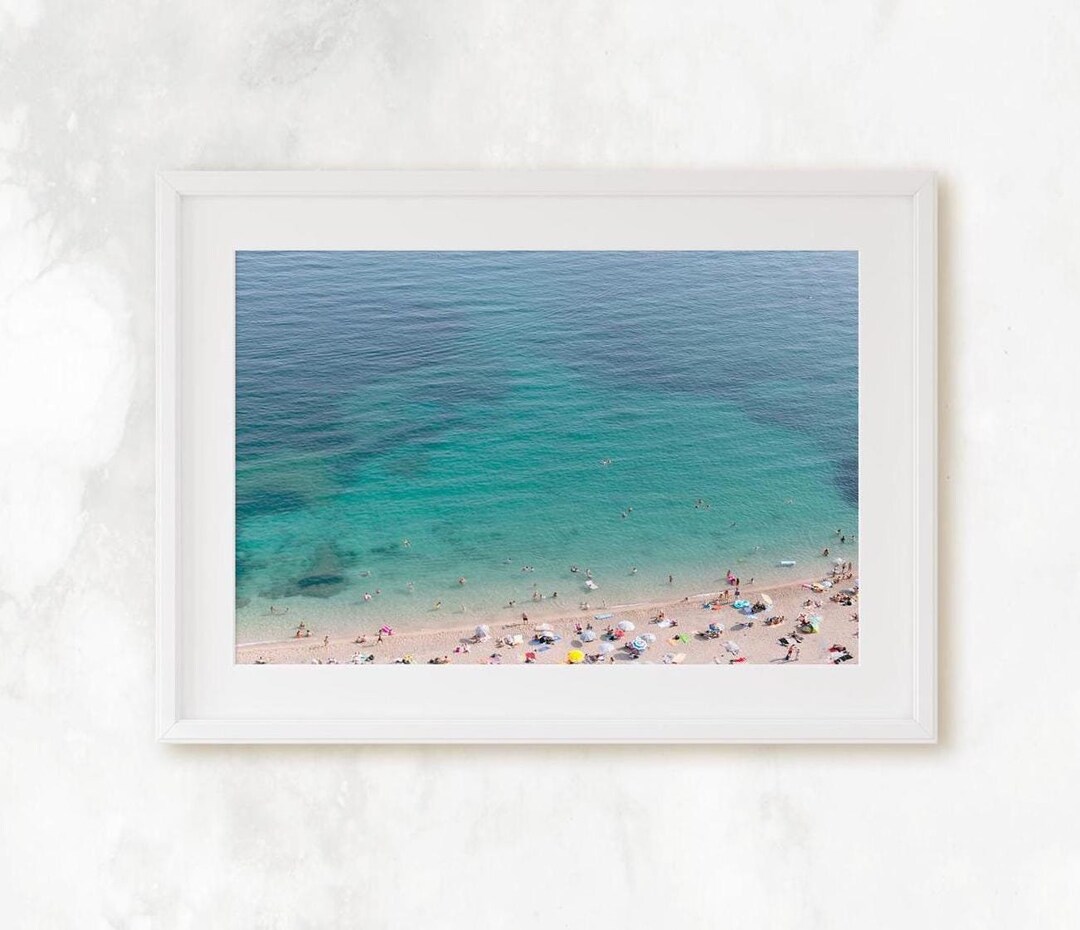 French Riviera Aerial Beach Photography Print, South of France ...