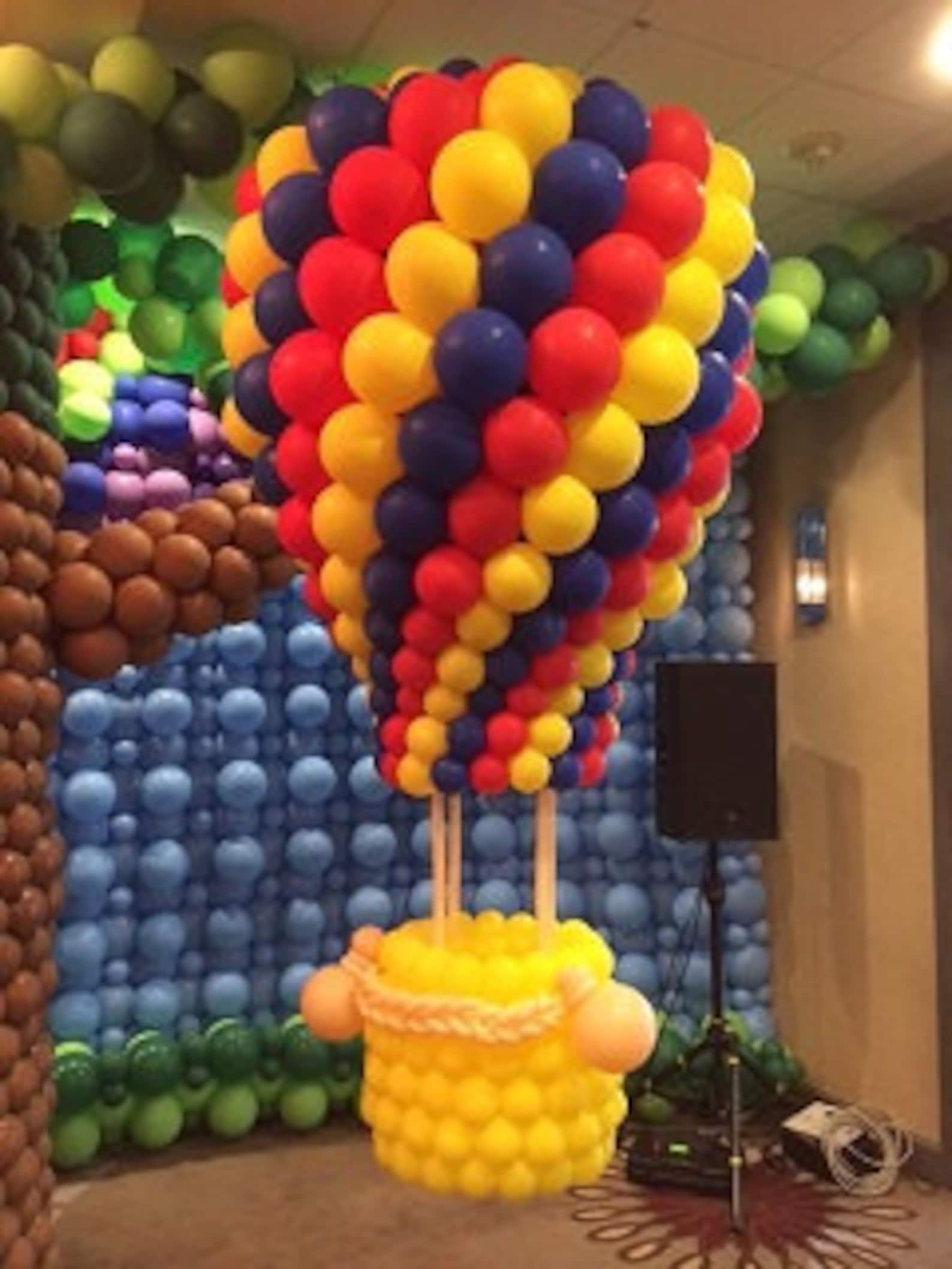 3D Hot Air Balloon Sculpture - Etsy