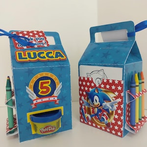 Party Favor Box - Sonic - Etsy