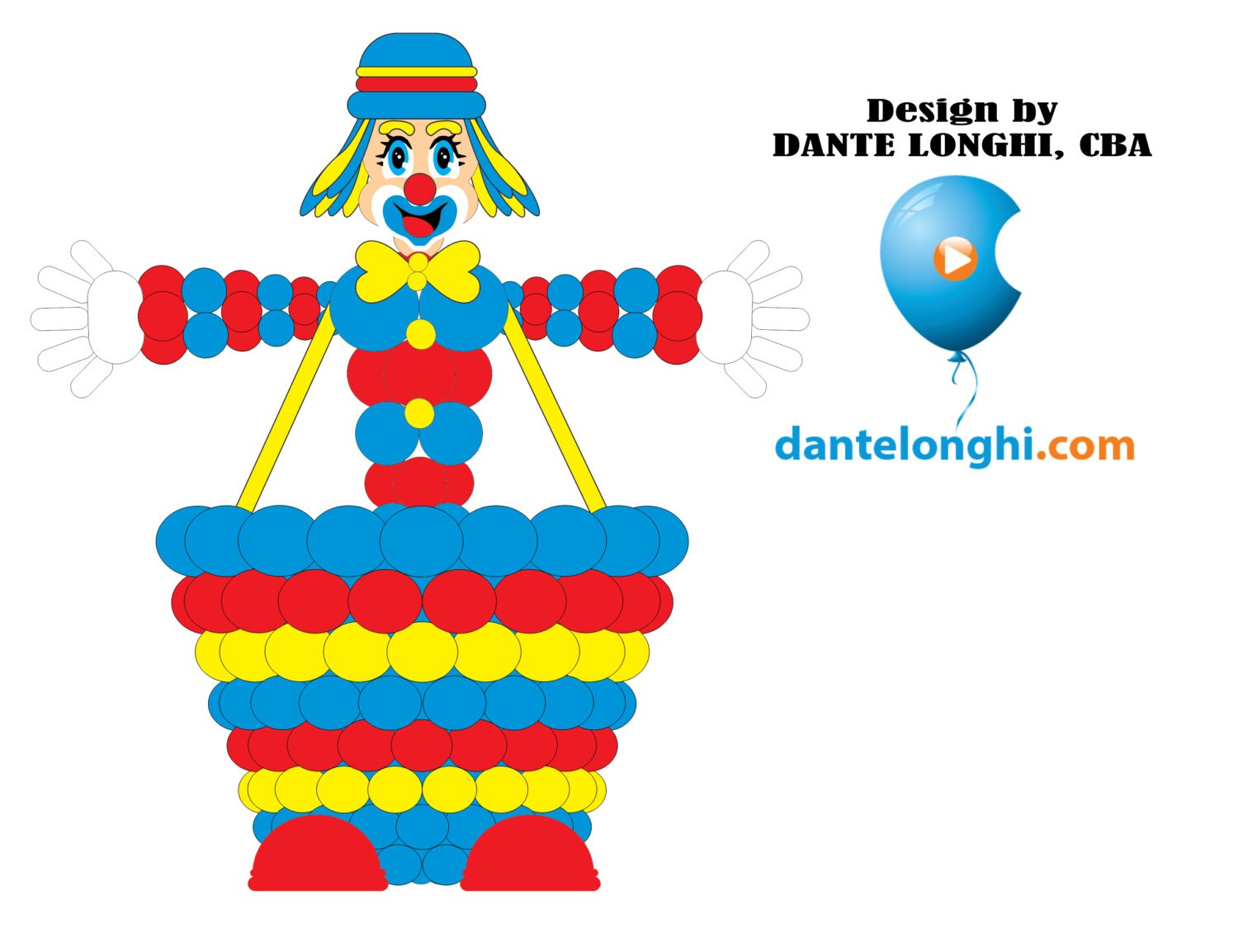 Gift Box Clown Sculpture - Etsy