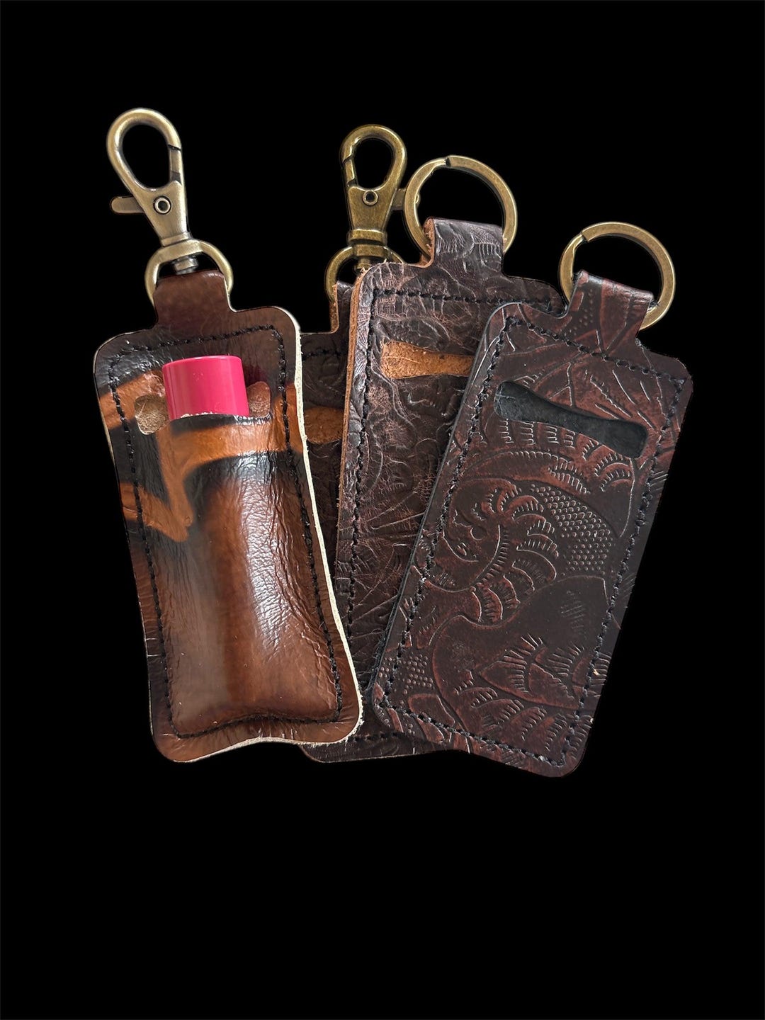 Western Leather Lip Balm Holder - Etsy