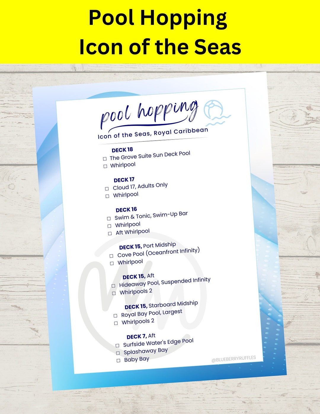 Icon of the Seas Pool Hopping, Pool Hopping Icon, Hot Tub List, Pool ...