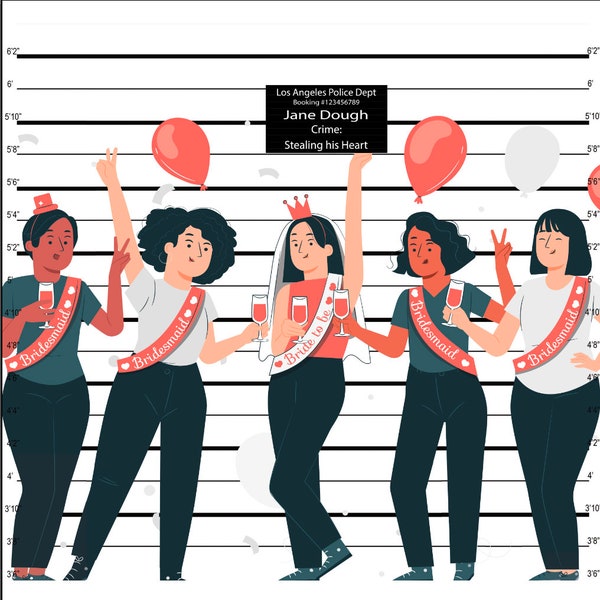 Mugshot Backdrop - Etsy