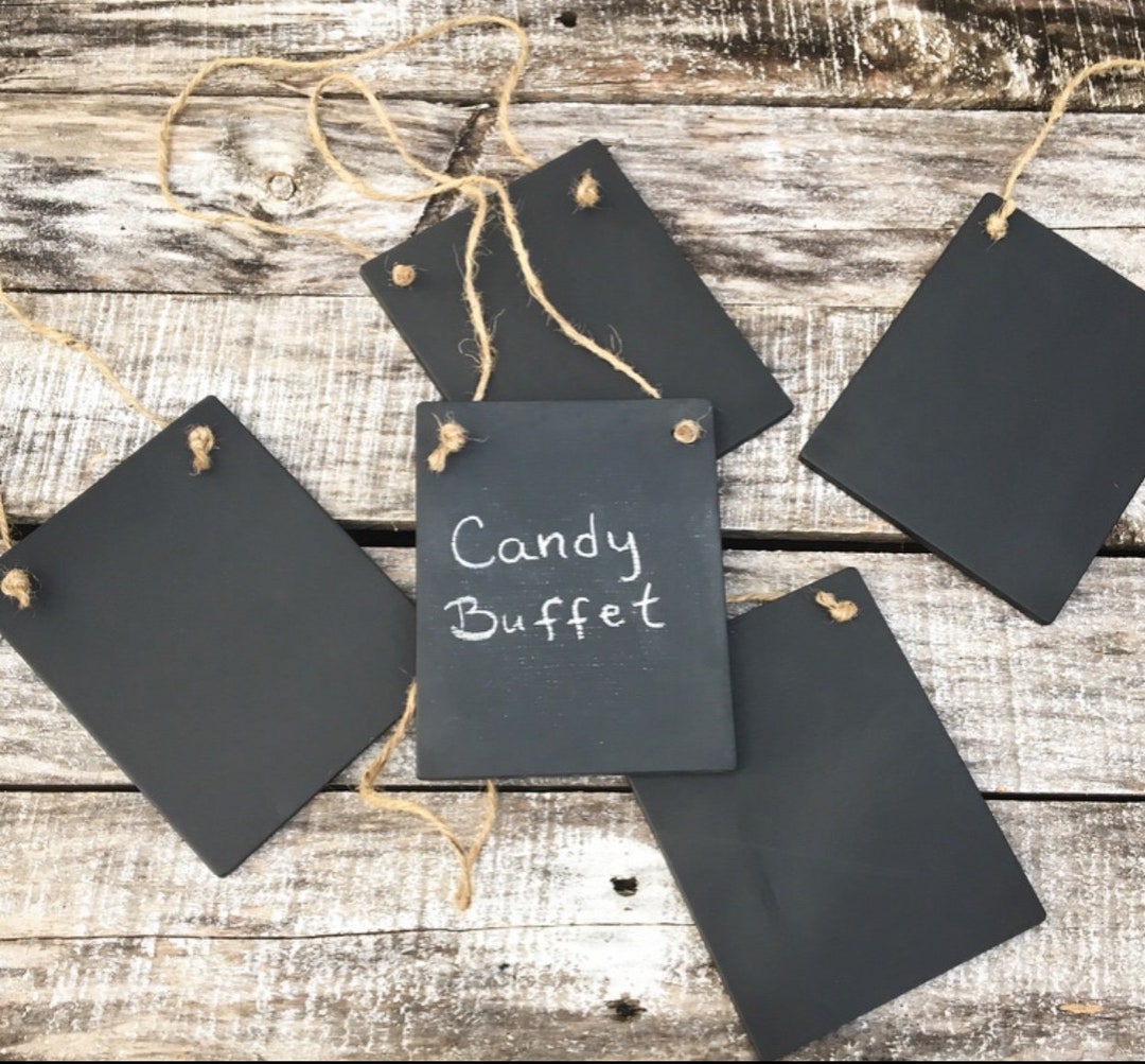 Chalkboard Tags, Chalkboard Labels With Twine, Modern Farmhouse, Rustic ...