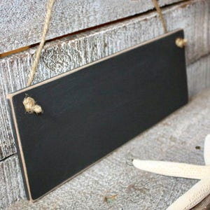 Rustic Chalkboard Distressed Hanging Chalkboard Sign Blackboard Sign ...