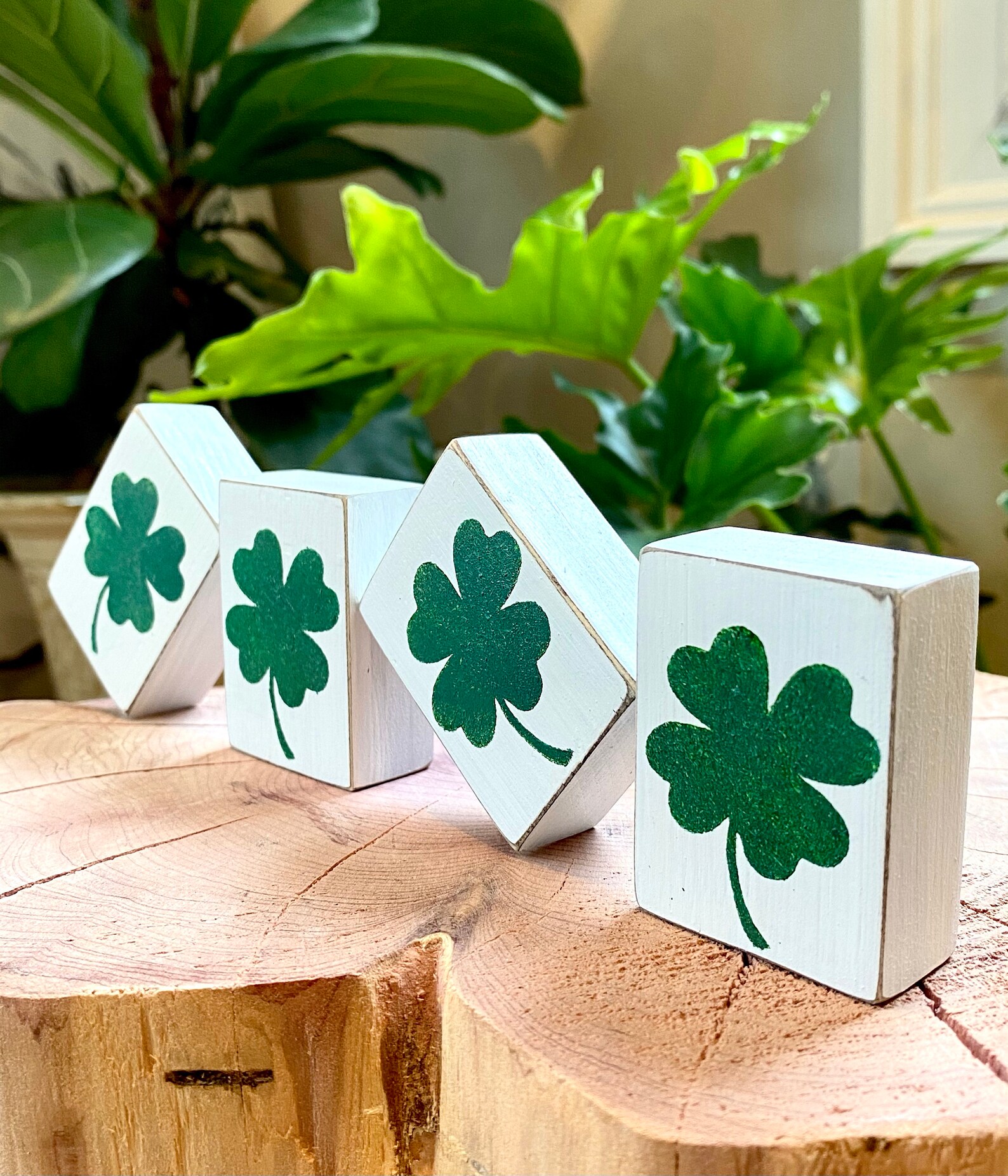 St Patricks Day Decor Wood Blocks St Patricks Day Sign | Etsy